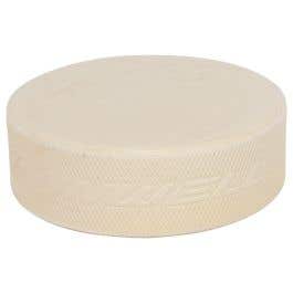 Winnwell White Goalie Training Puck | HockeyMonkey