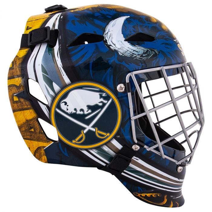 Buffalo Sabres Franklin GFM 1500 Goalie Face Mask