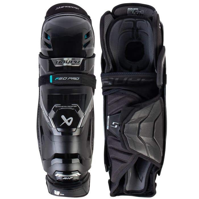 Bauer Supreme F50 Pro Senior Shin Guards | HockeyMonkey